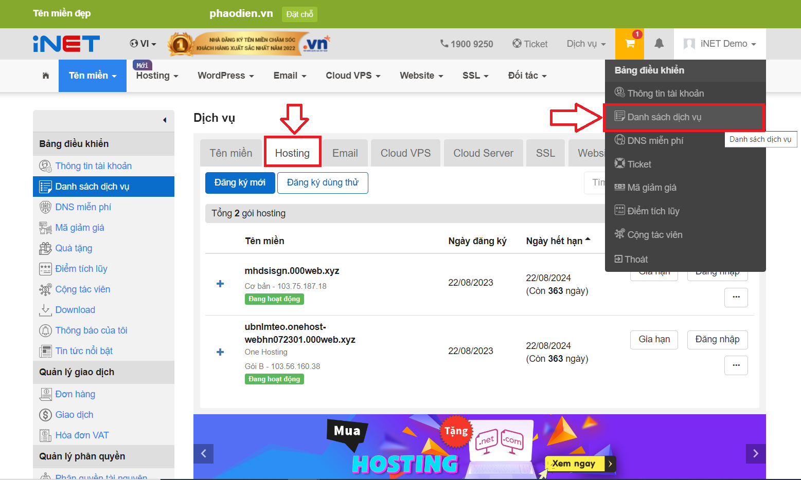 Helpdesk iNET - Trang hỗ trợ dịch vụ của iNET